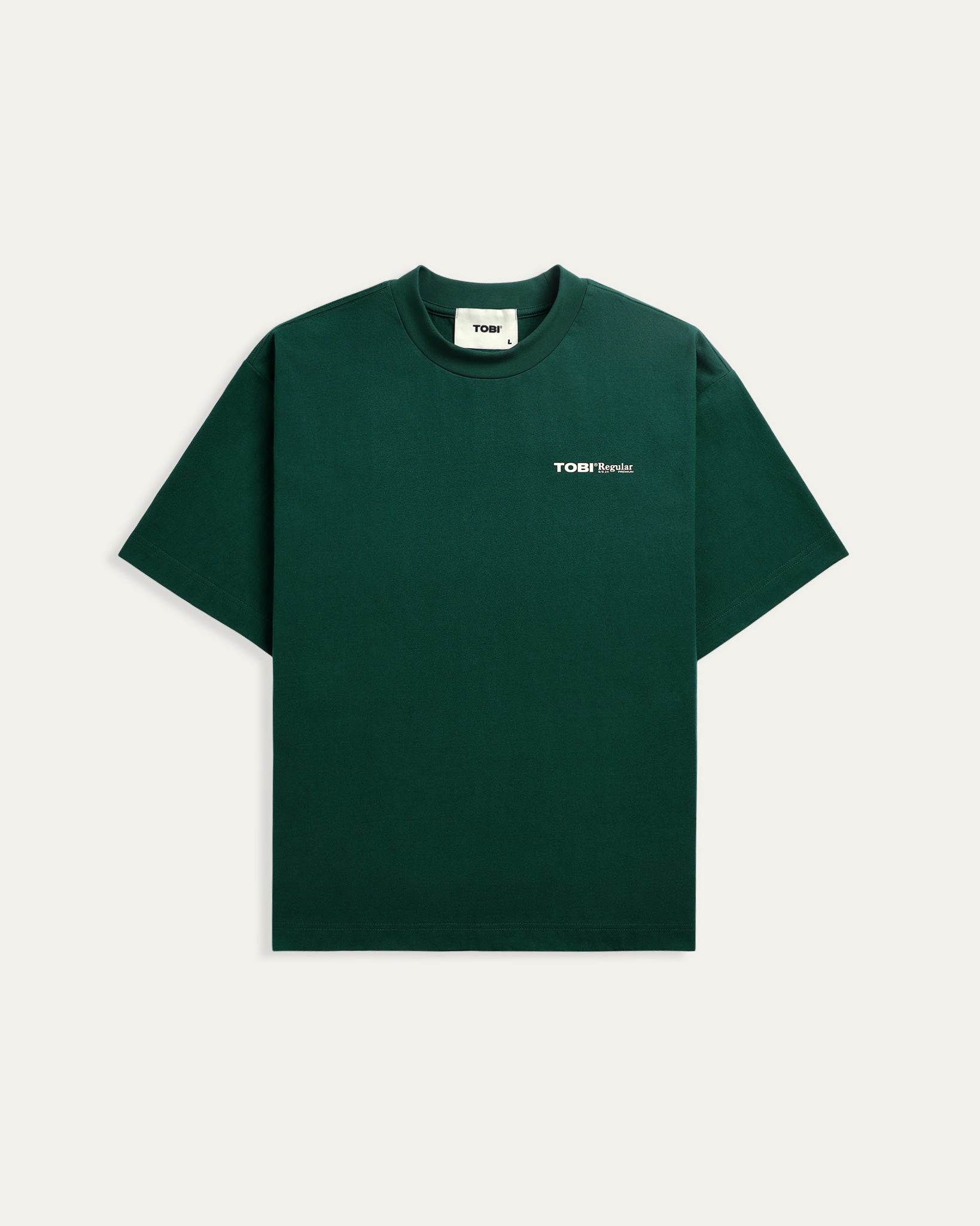 TOBI Regular Boxy Tee - Racing Green - TOBI